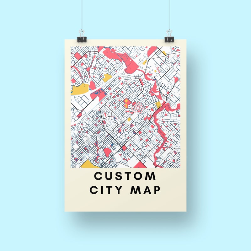 Map Poster - Etsy UK