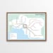 Victoria Melbourne Metro and Regional Train Map Print Card & Posters ...