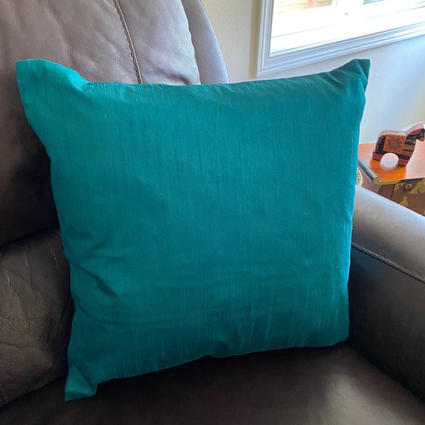 Teal Pillow Cover - Etsy