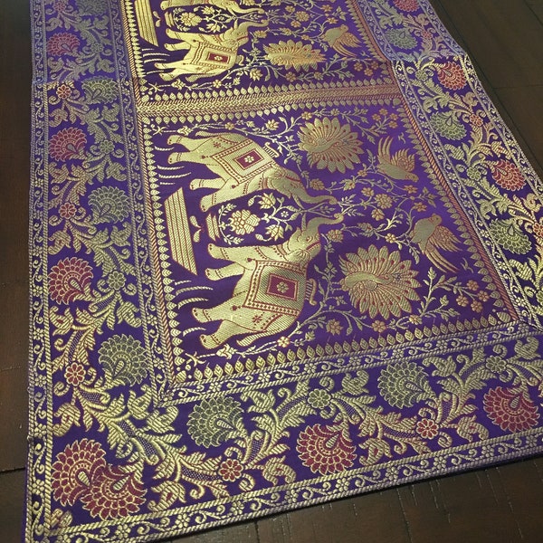 Purple Table Runner - Etsy