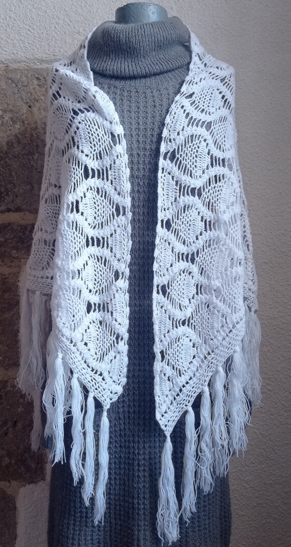 chale vintage fait main - Gem