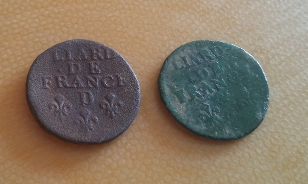 Liard De France 1699 Louis XIV Authentic French Coin King Louis XIV - Etsy