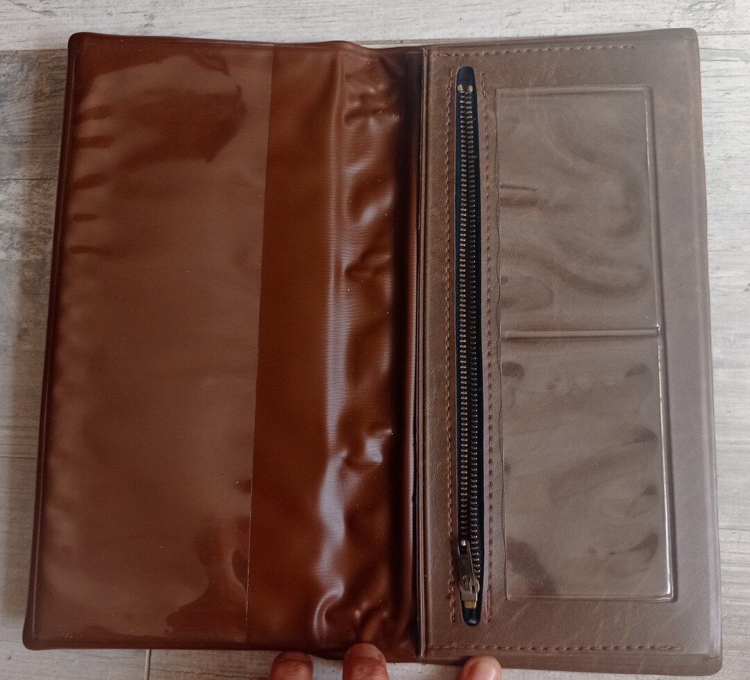 Vintage Map Holder Vintage Road Map Storage Brown Vinyl 1970 - Etsy UK