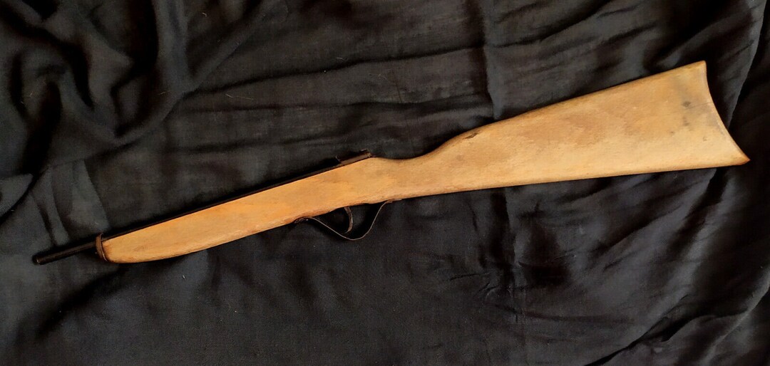 Vintage Toy Rifle Spring Wood Metal Vintage Toy Rifle Collector - Etsy