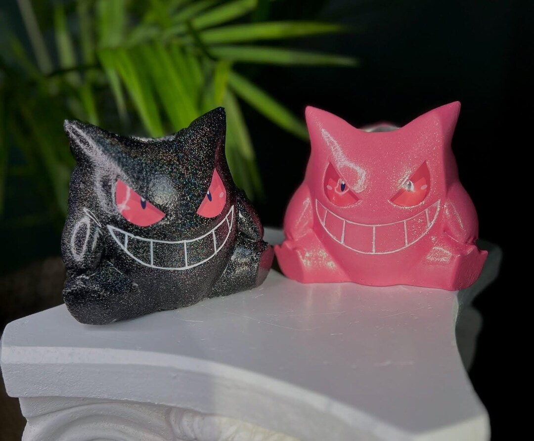 Gengar Concrete Planters • Pokemon Themed Decor, Gamers and Collectors ...