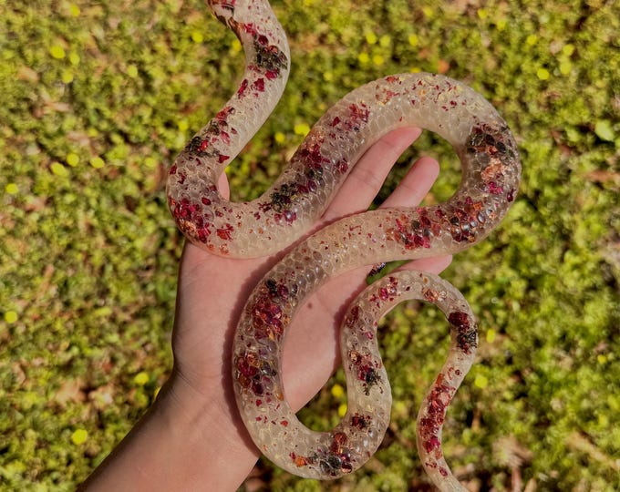 Botanical Resin Snake Wall Decor (ethereal Collection) | Nature-inspired Decor, Ready to Hang ...