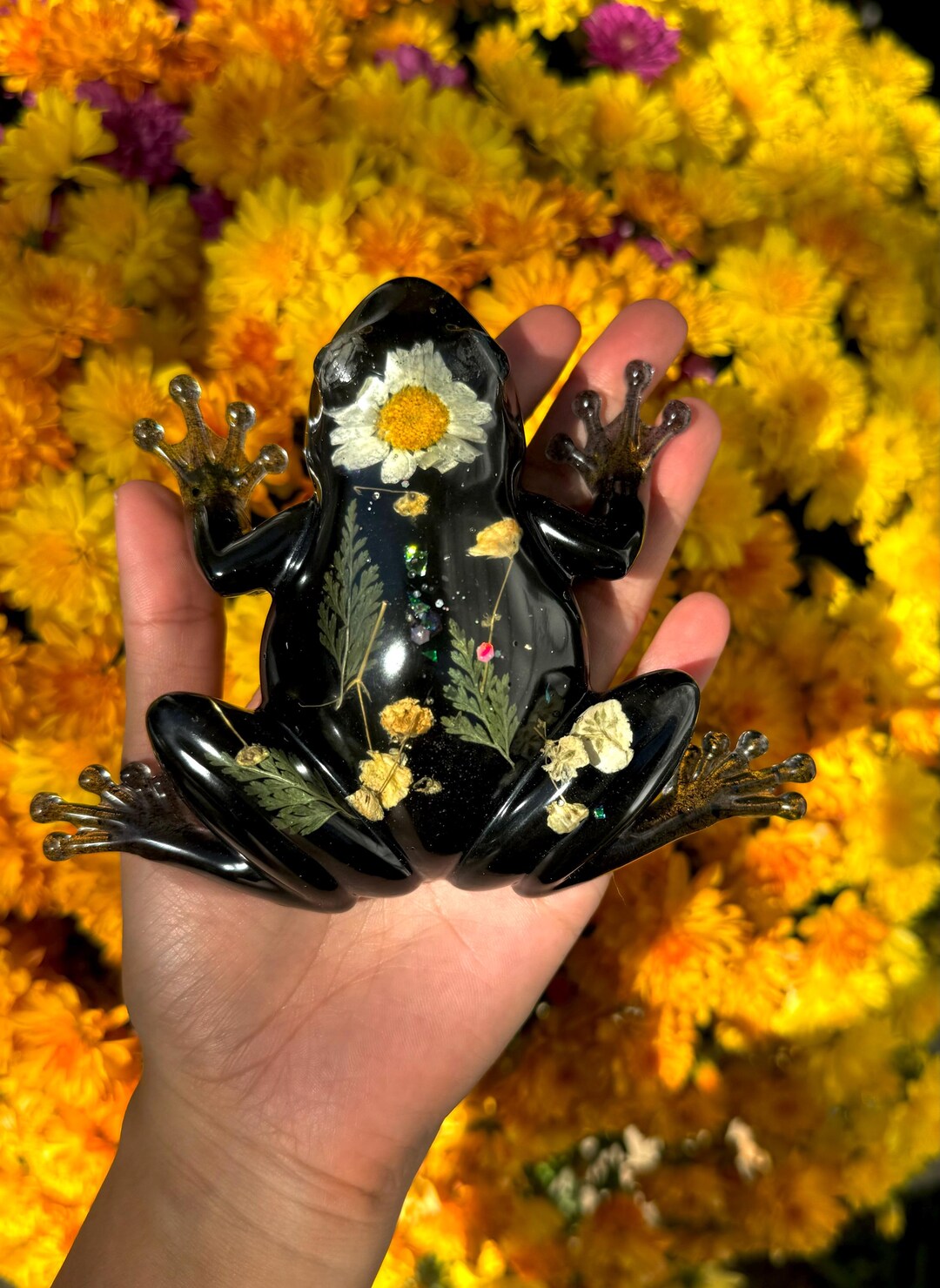 Botanical Resin Frog Decor Frog Decor, Plant Buddy, Frog Gifts, Resin ...