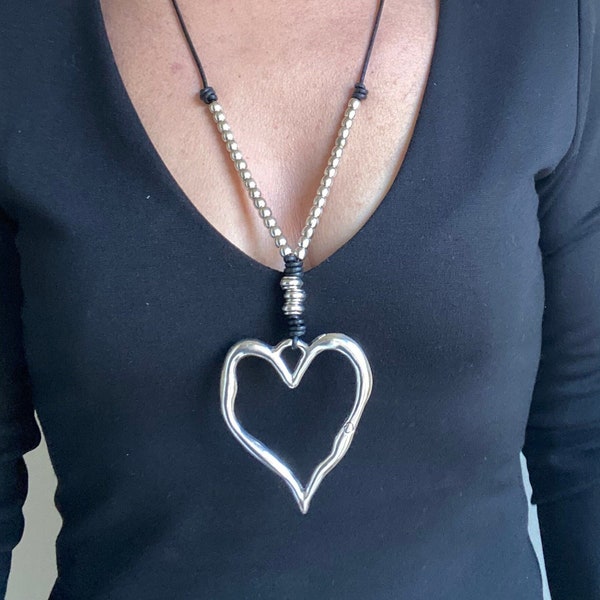 Big Pendant Necklace - Etsy