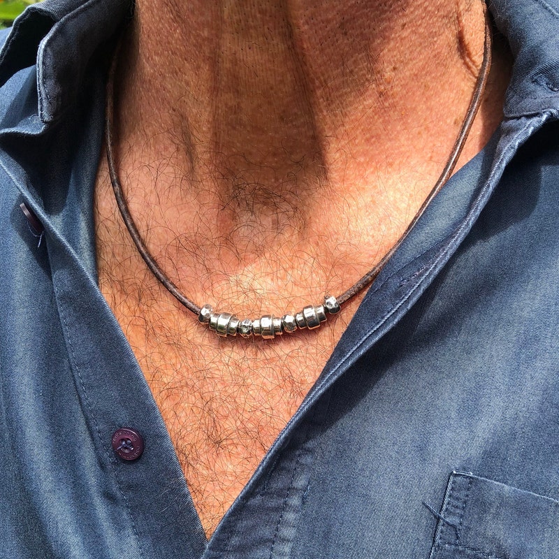 Rustic Mens Necklace - Etsy