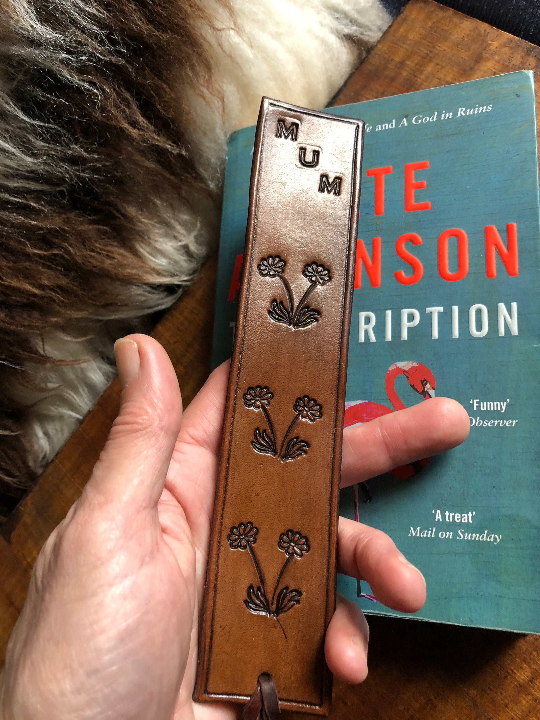Custom Leather Bookmark Hand Stamped Leather Bookmark Page - Etsy Denmark