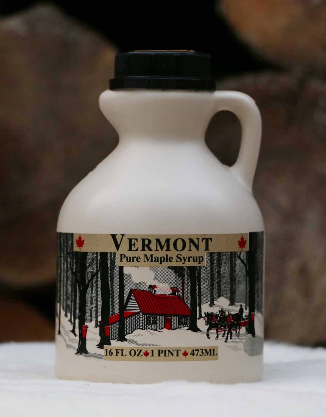 1 Pint Organic Pure Vermont Maple Syrup, Made in Vermont USA, Free ...
