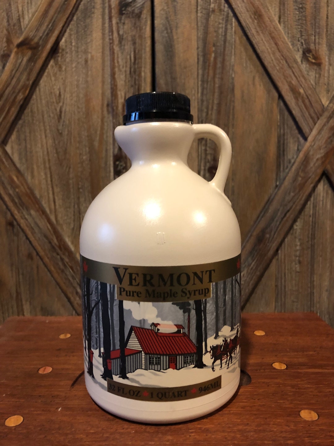 1 Quart Organic Vermont Pure Maple Syrup, Made in Vermont USA, Free ...