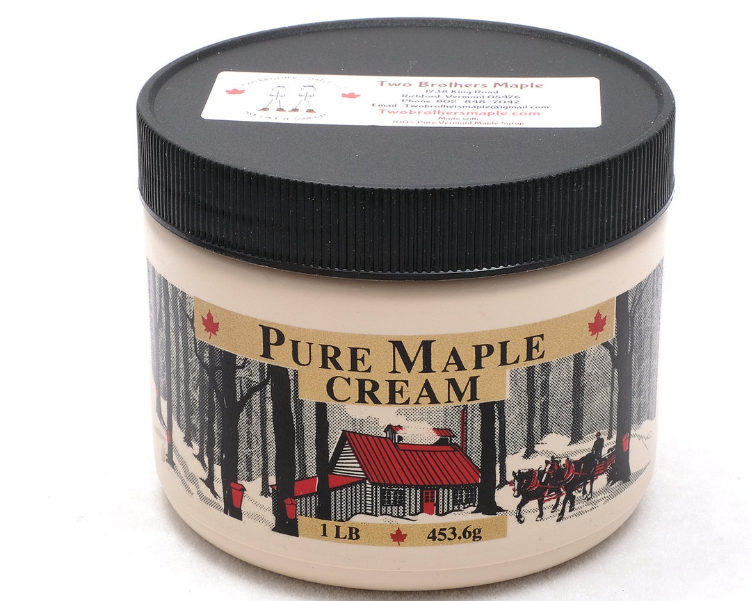 One Pound Pure Vermont Maple Cream - Etsy