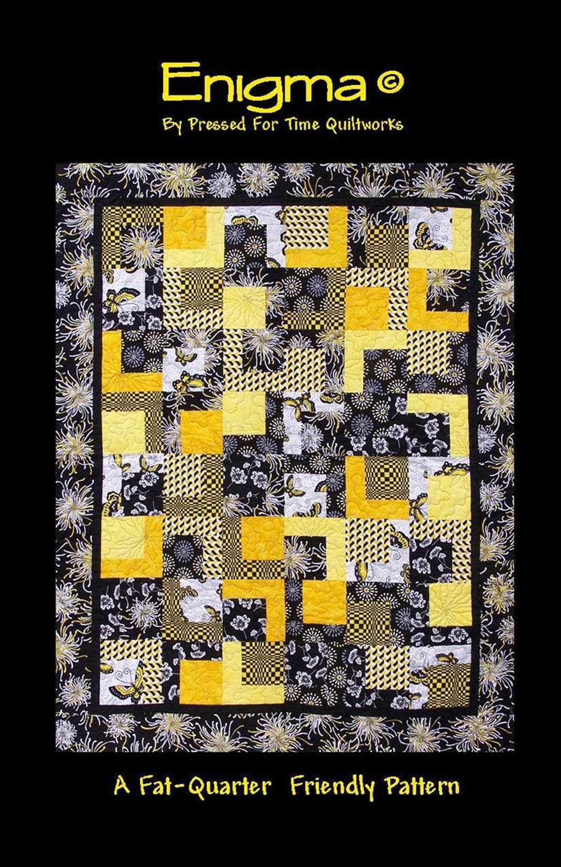 Enigma Fat-quarter Quilt Pattern Beginning Quilt Pattern - Etsy UK