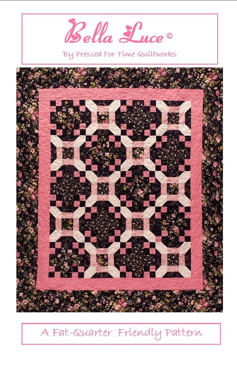 Bella Luce Fat-quarter Quilt Pattern, Beginning Quilt Pattern, Easy to ...