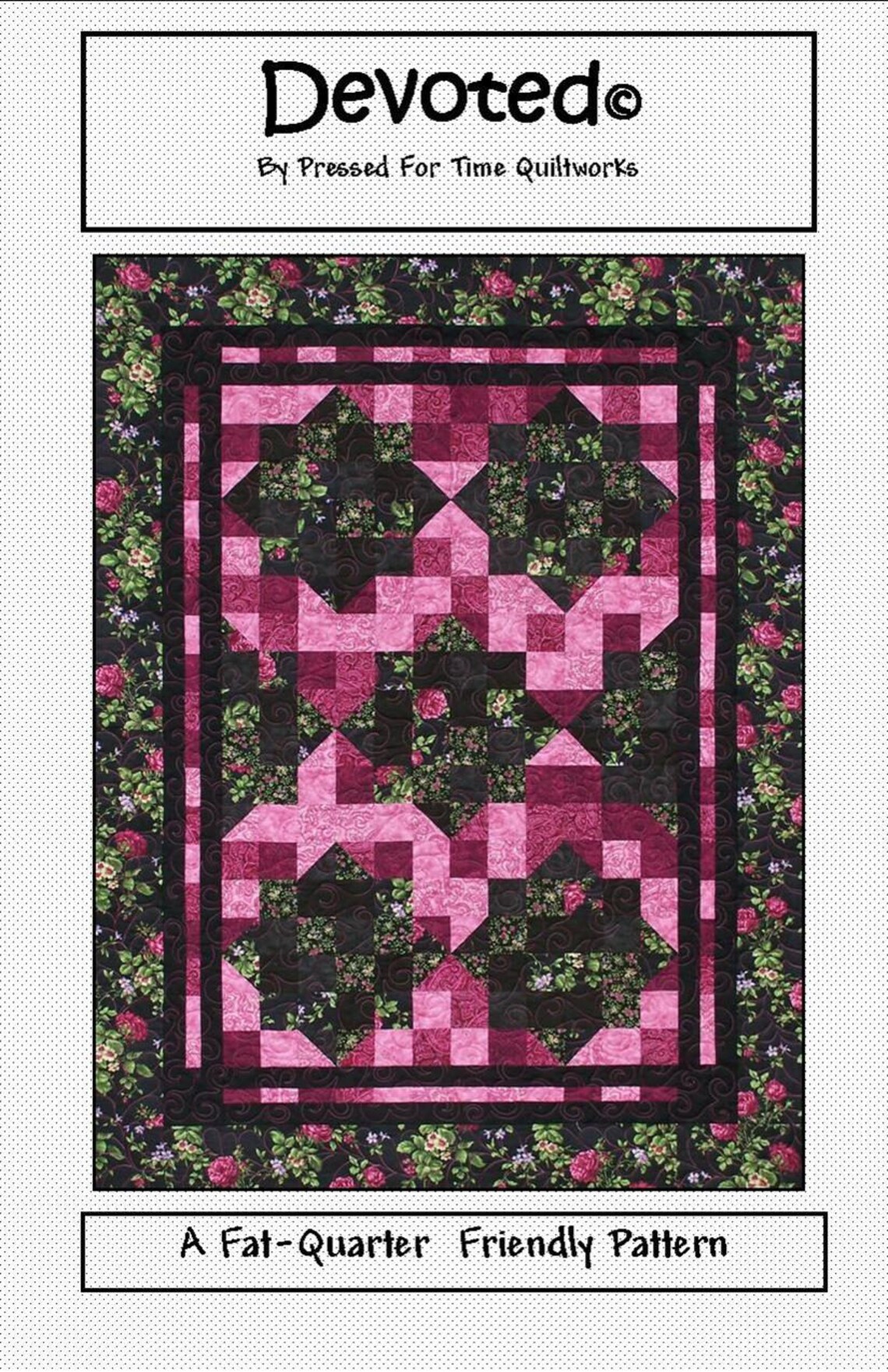 Devoted Fat-quarter Quilt Pattern Beginning Quilt Pattern - Etsy