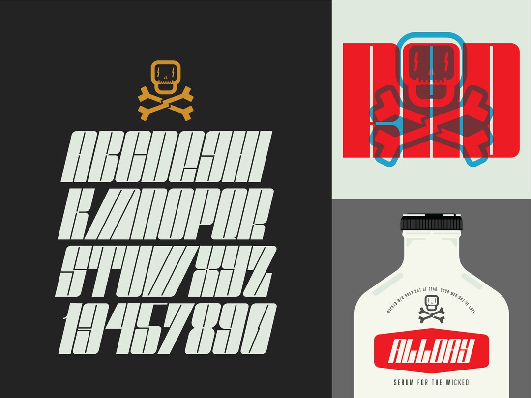 Banook | Font Family | 4 Styles - Etsy