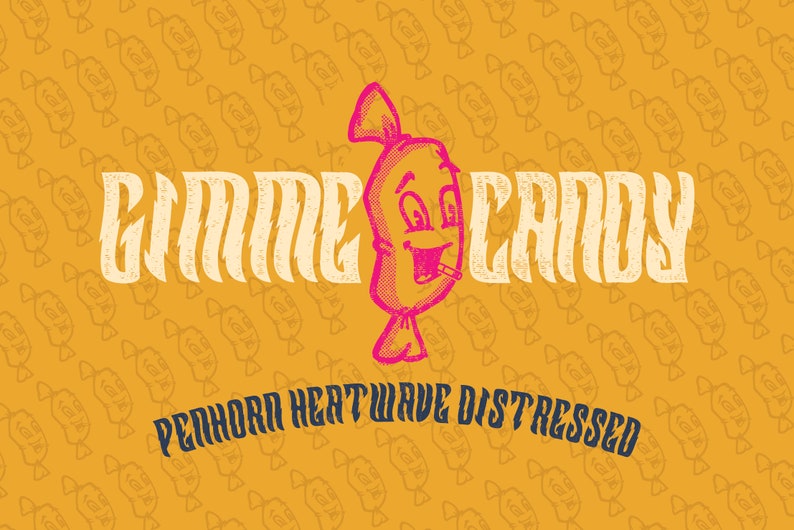 Penhorn Font Three Font Pack - Etsy