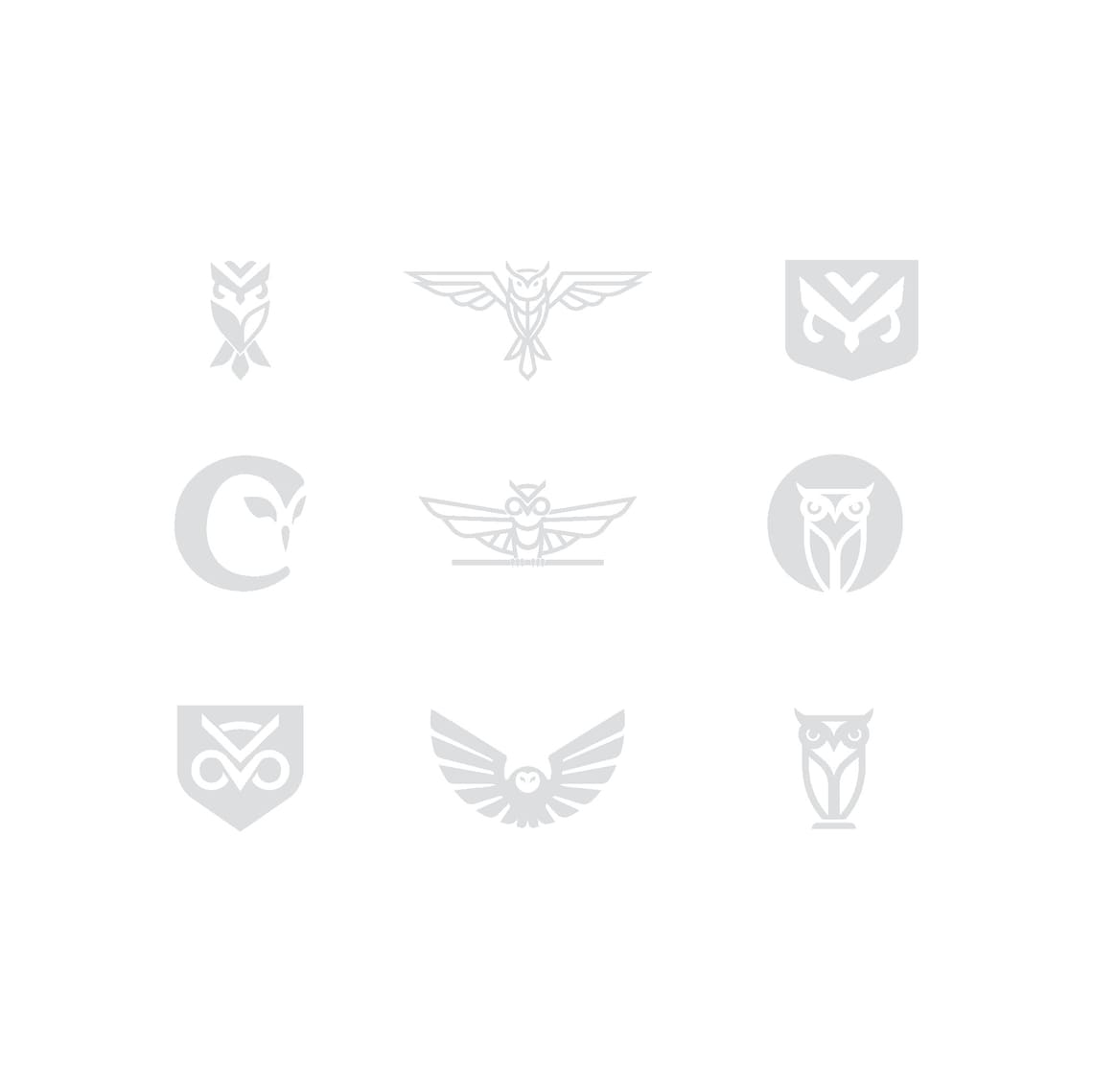 Owl Icons and Marks | Logo Design - Etsy