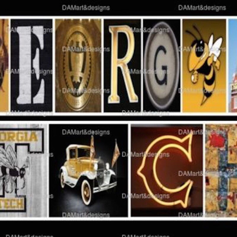 Georgia Tech Art - Etsy