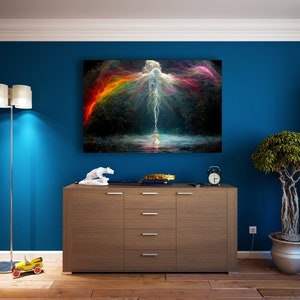 Serene Cosmic Angel Digital Downloadable Print: Transform Your - Etsy