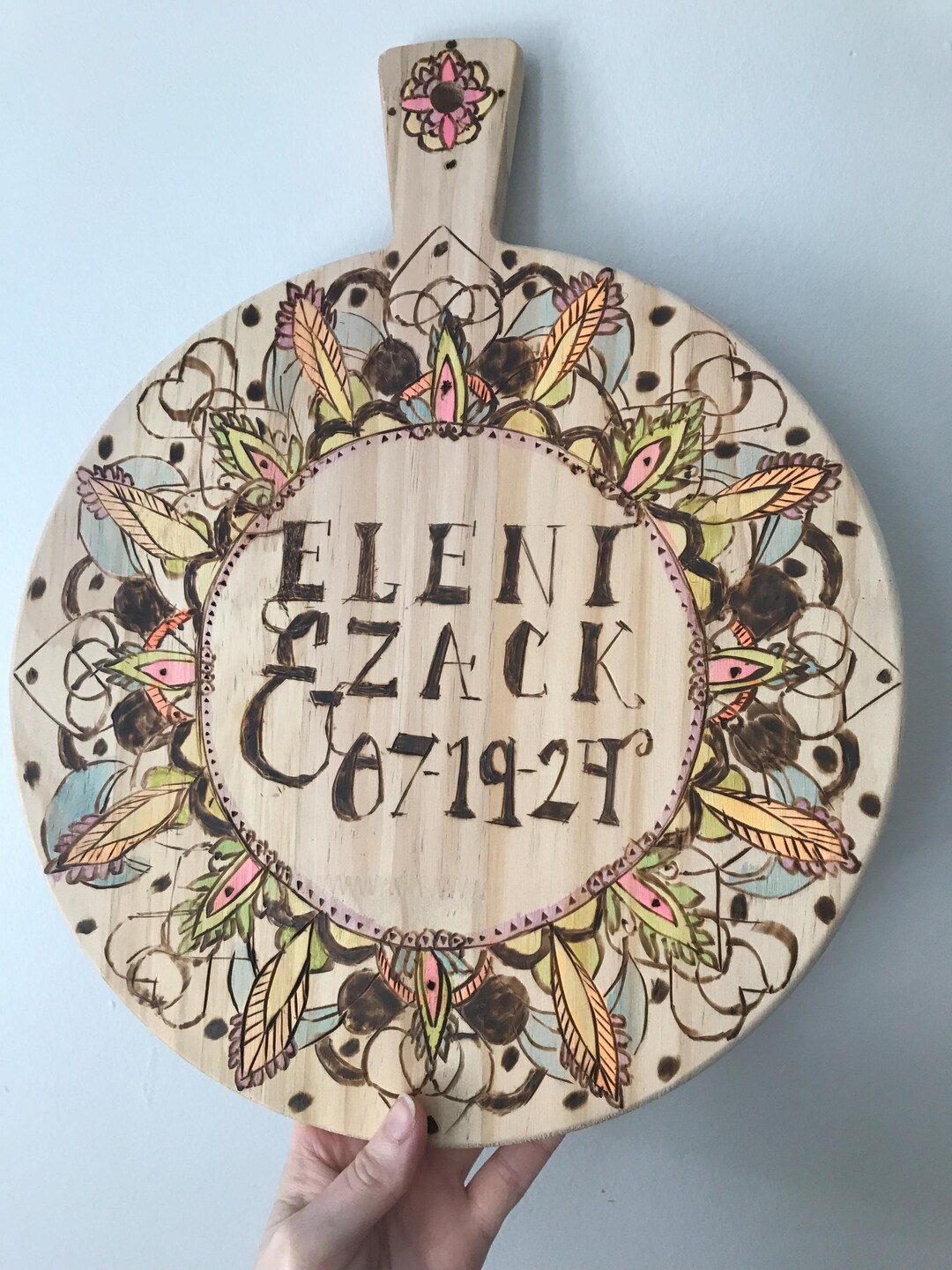 Custom Wood Burning Name Plaque - Etsy