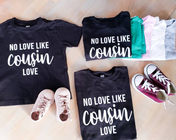 Cousin Crew Design 1 BLACK Cousin Shirt Cousin Shirts for Kids Cousin ...