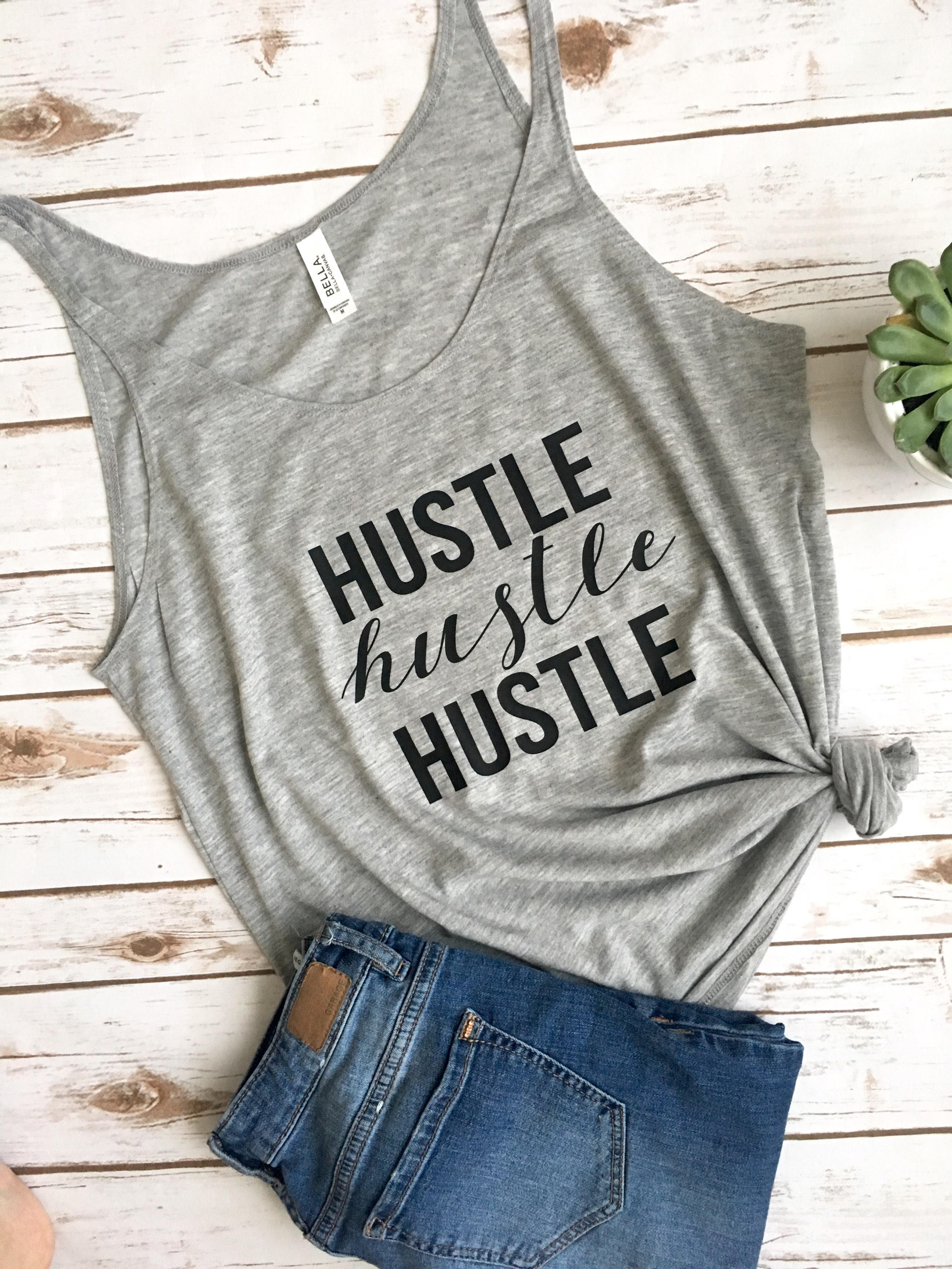 Hustle Tank Hustle Muscle Shirt Muscle Shirt Muscle Tee - Etsy