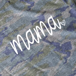 Mama Camo Tee - Mom Shirt - Mama Shirt - Mommy Shirt - Mom Life Shirt ...