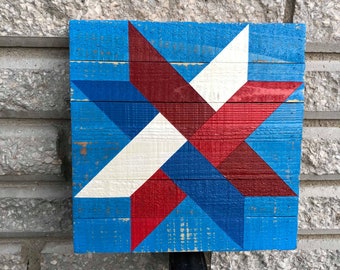 Barn quilt flag | Etsy