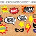 Superhero Photo Booth Props - PRINTABLE - Etsy