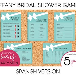 Tiffany Party Breakfast at Tiffany / Juegos Para Despedida De | Etsy