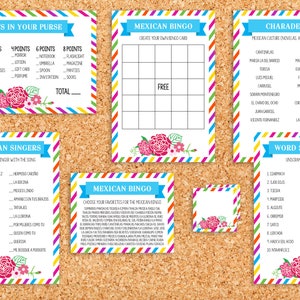 Cinco De Mayo / Mexican Party Games PRINTABLE english & Spanish - Etsy