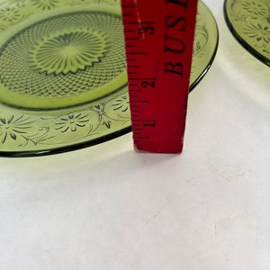 Vintage Indiana Glass Daisy Pattern Plates Set of Four - Etsy