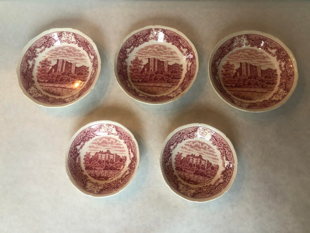 Historic Castles Bowls of 2 Different Sizes. Royal Swan, Vintage Bowls ...