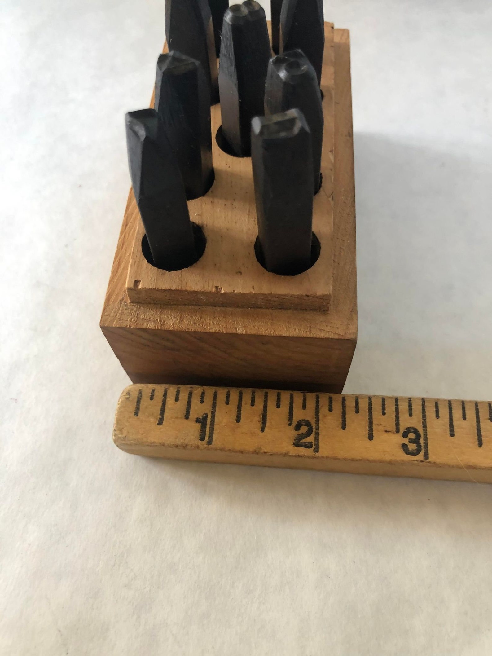 Vintage Metal Stamps of Numbers 1 9 in Wood Box 9-piece - Etsy