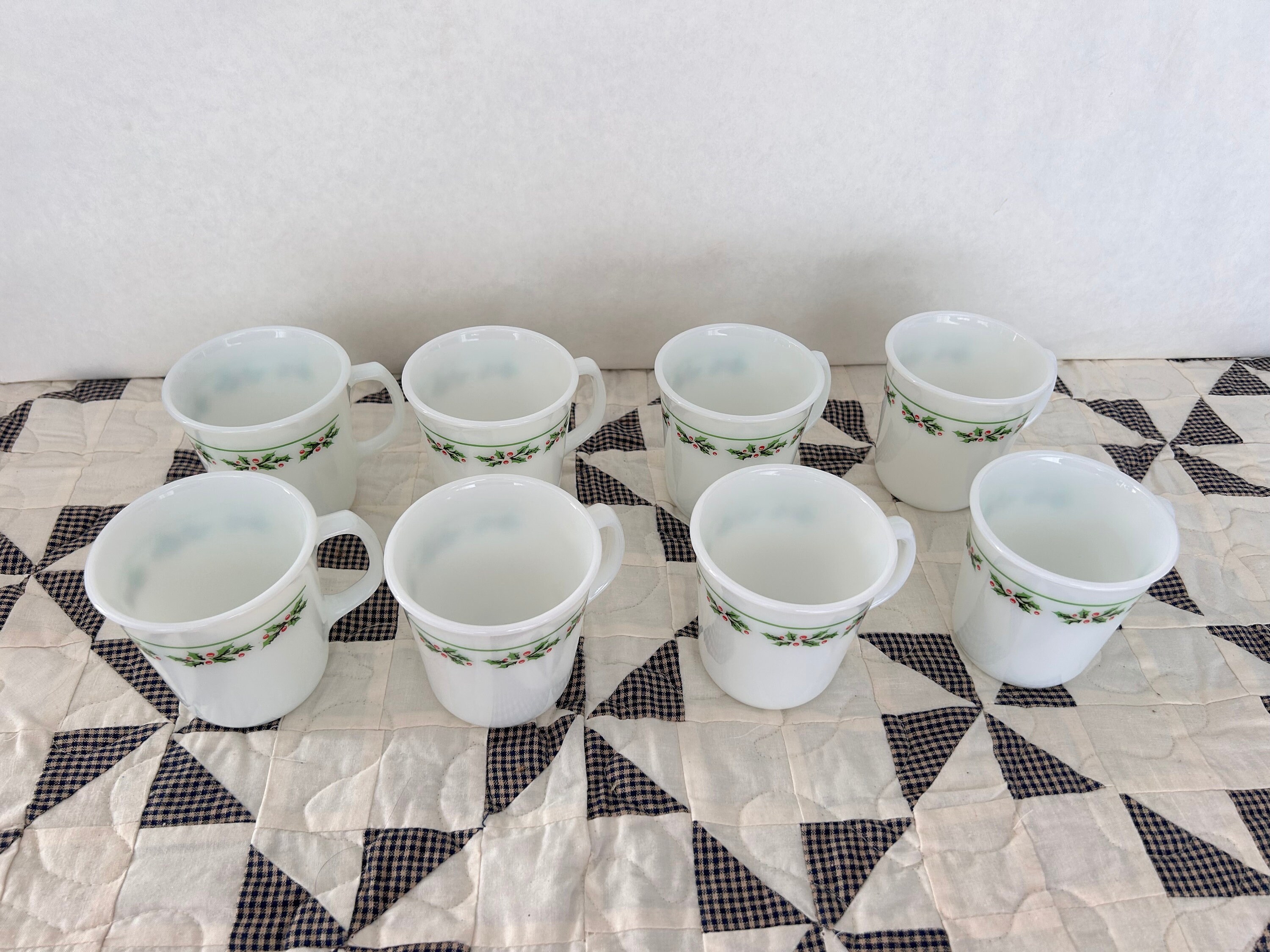 Vintage Christmas Corning Ware Coffee Cup/mug Set of 8 - Etsy