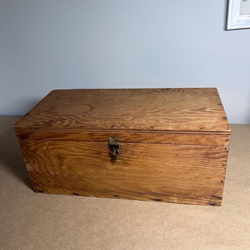 Antique Wood Box - Etsy