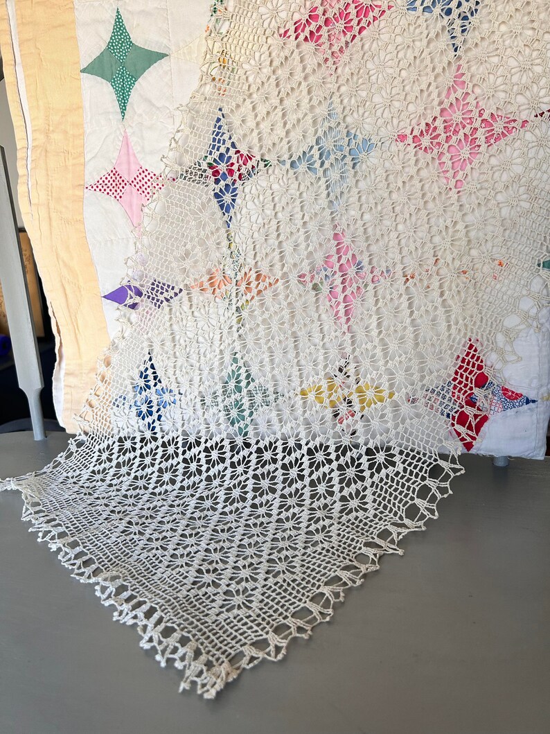 Vintage Hand Crocheted Table Runner Antique Table Scarf - Etsy