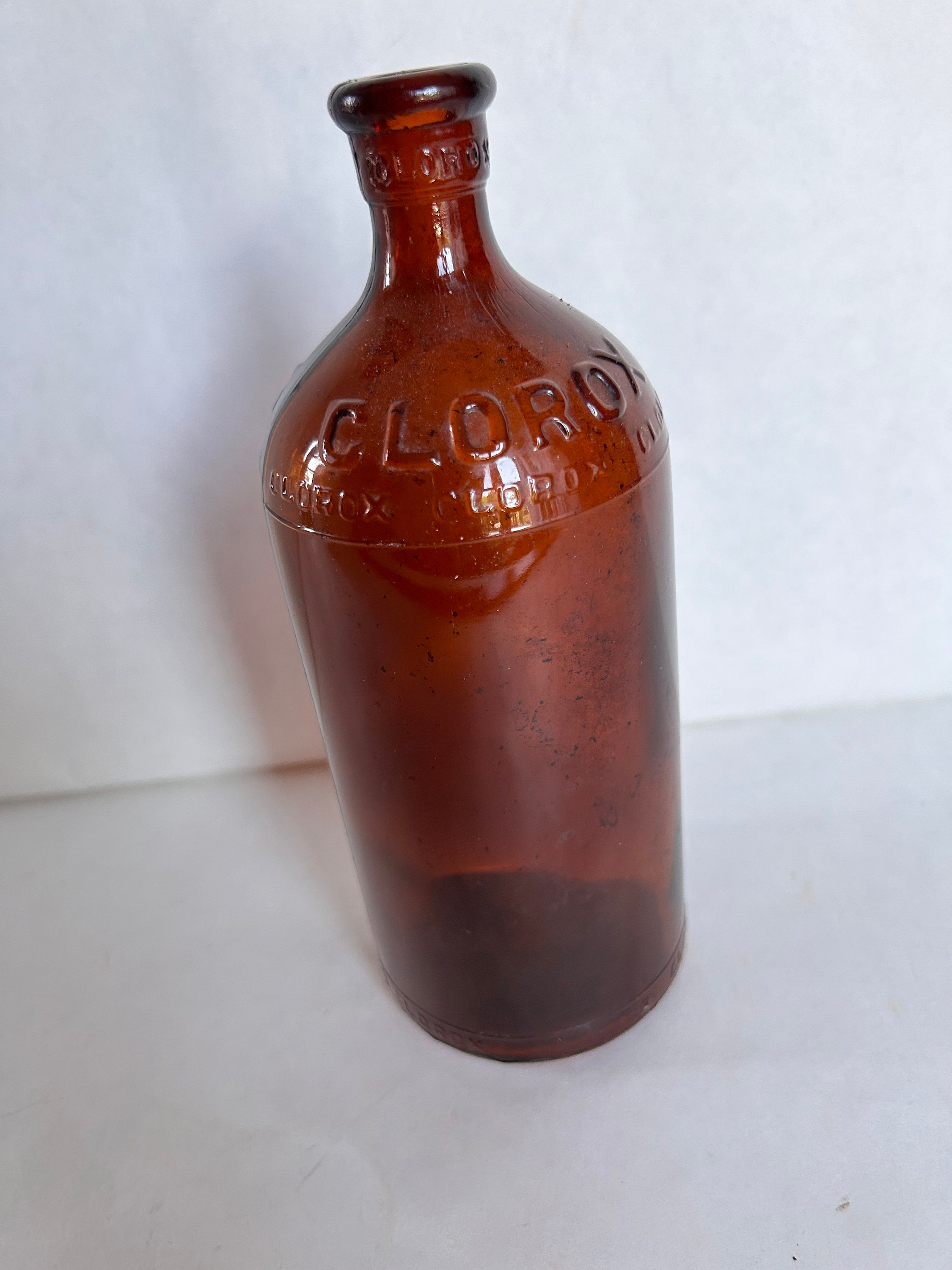 Vintage Empty Clorox Bottle Old Brown Empty Clorox Bottle - Etsy