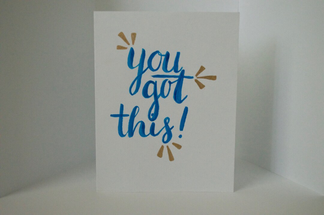 You Got This! Greeting Card - Etsy