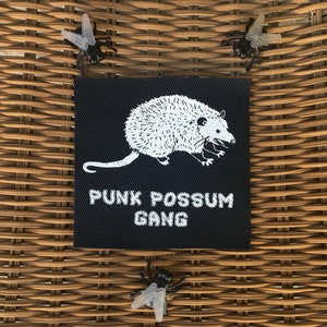 Punk Possum Patch 4x4 - Etsy
