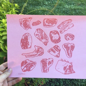 Meat Print | Etsy