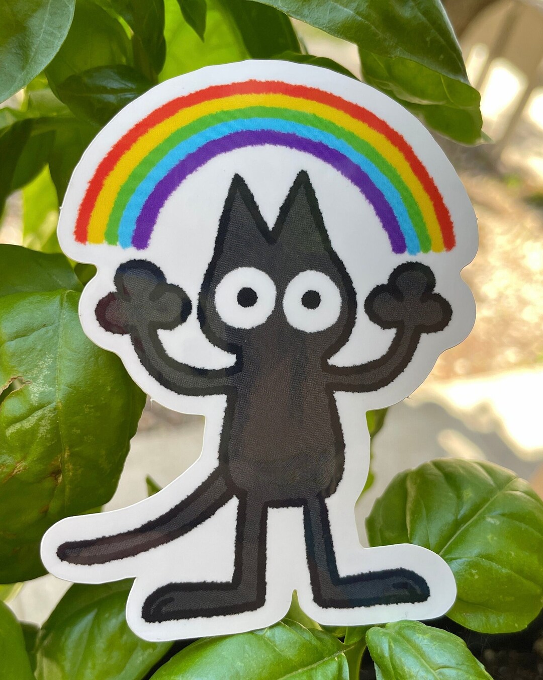 Rainbow Cat Sticker Pride - Etsy