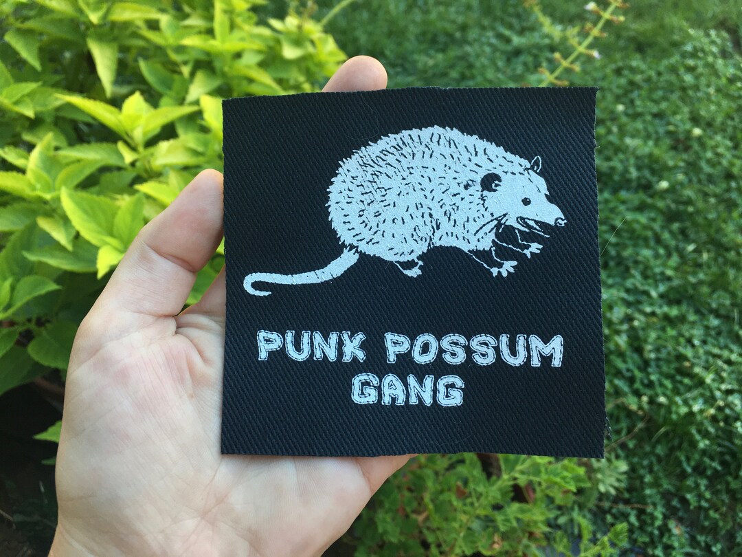 Punk Possum Patch 4x4 - Etsy
