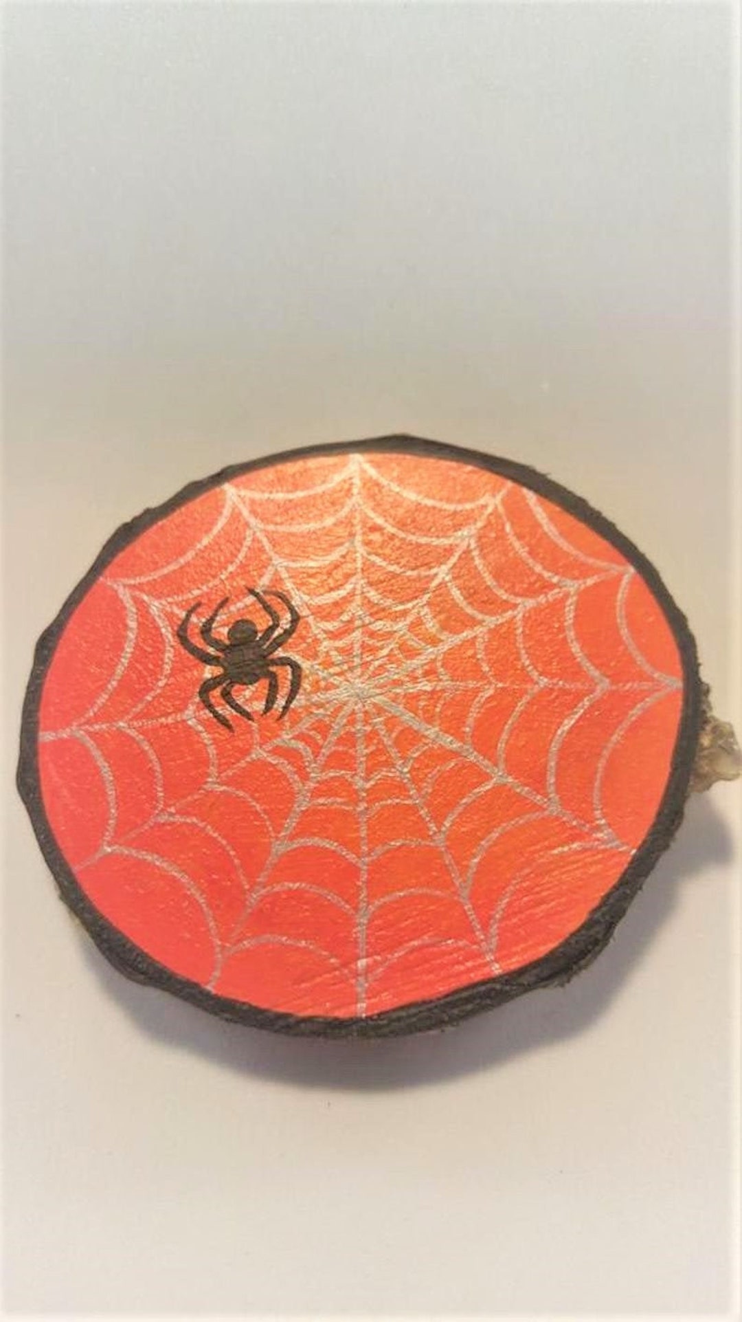 Spider Web Magnet, Black Spider Art, Kitchen Decor, Magnets, Spiderweb ...