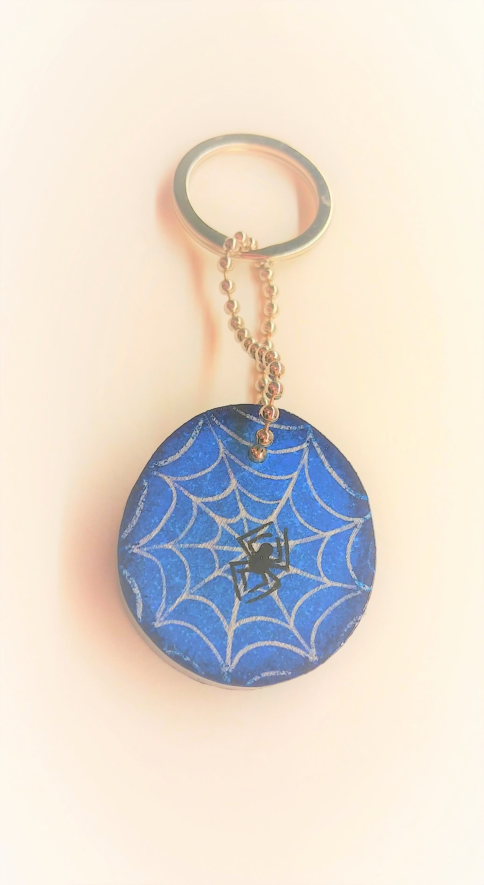 Spider Web Key Chain, Halloween, Keychain Lanyard, Gift, Creepy Insect ...