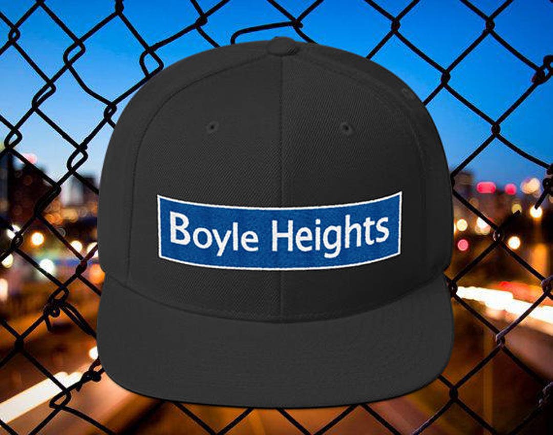Boyle Heights Street Sign Snapback Hat - Etsy