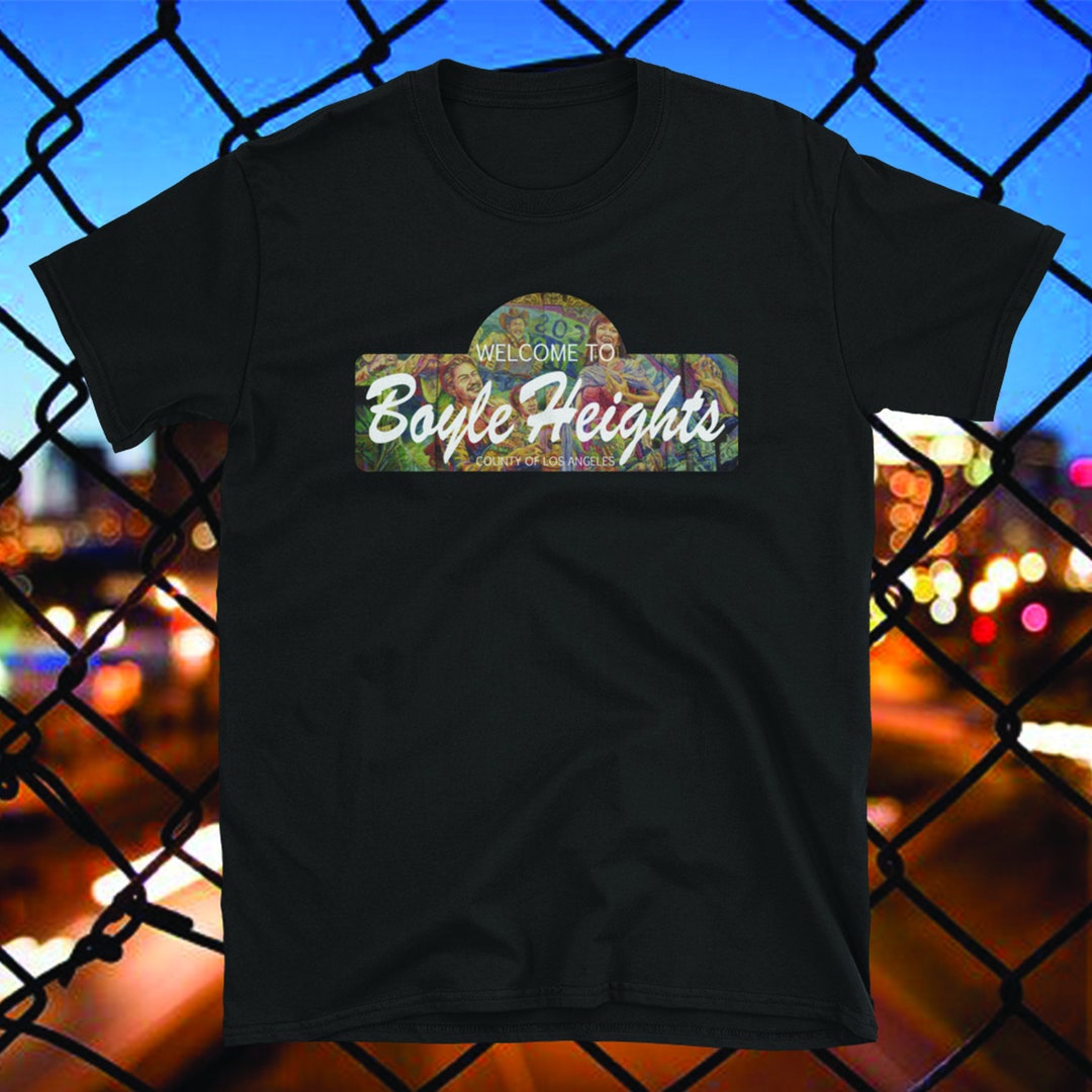 Artifact Apparel Welcome to Boyle Heights Adult Graphic T-shirt - Etsy