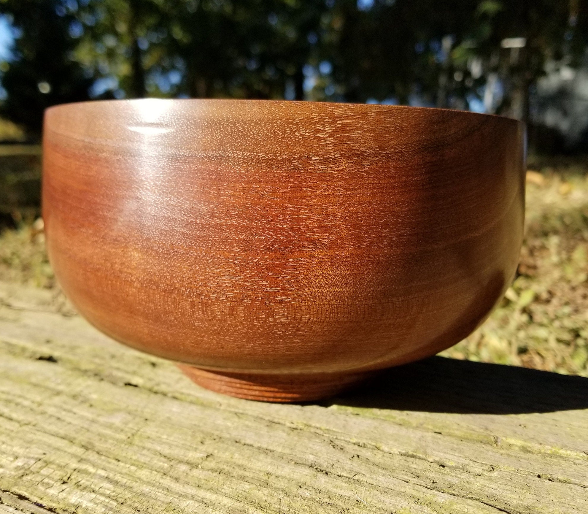 Sapele (african Mahogany) Bowl - Etsy